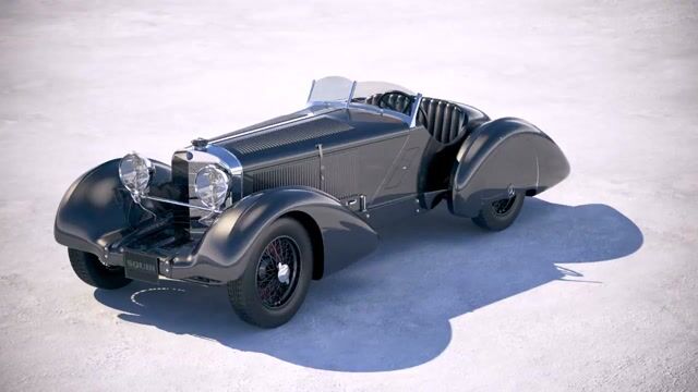 Mercedes-Benz 710 SSK Trossi Roadster 1930 Bonneville 3D Mercedes-Benz 710 SSK Trossi Roadster 1930 Bonneville 3D