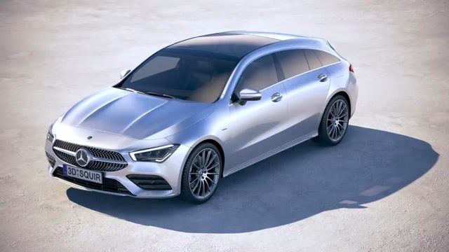 Mercedes Benz CLA Shooting Brake 2020 3D Model by SQUIR